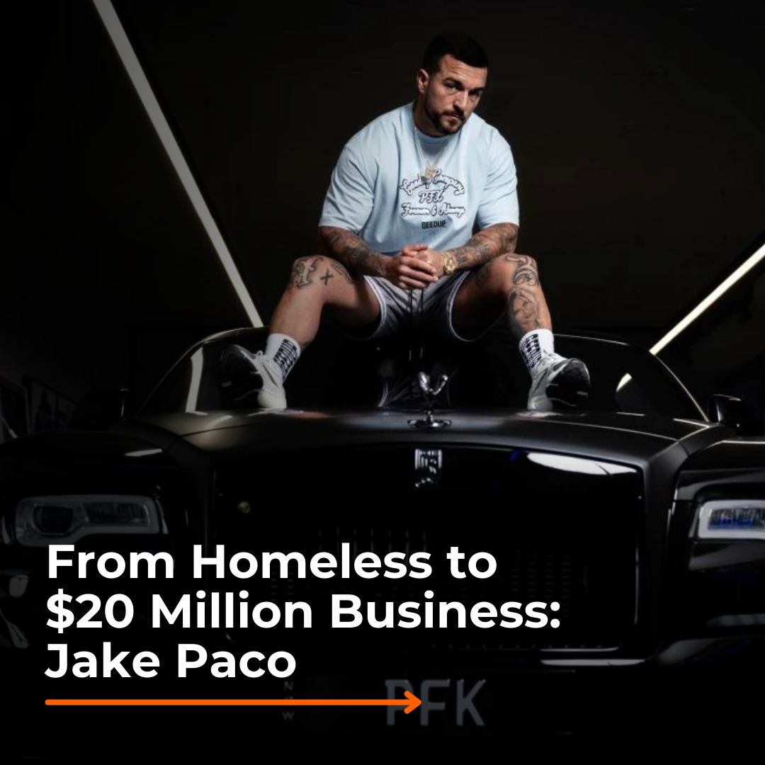 The Story of Jake Paco, Founder of Geedup - From Homeless to $20m Business
